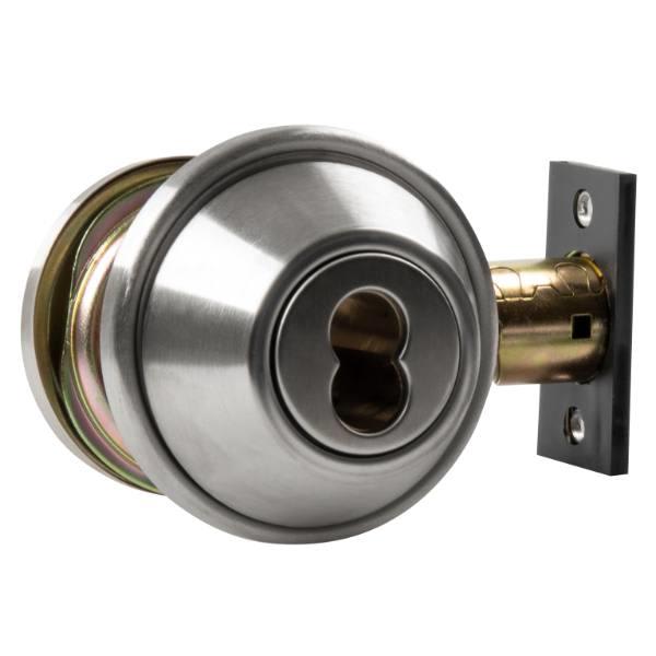 Shield Security Single Cylinder Deadbolt Lock (Satin Stainless Steel ...