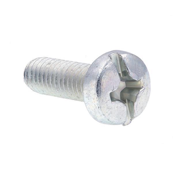 Machine Screws, Truss Hd, Phil/ Slot Com, #8 Zinc, Package Of 100 | HD ...