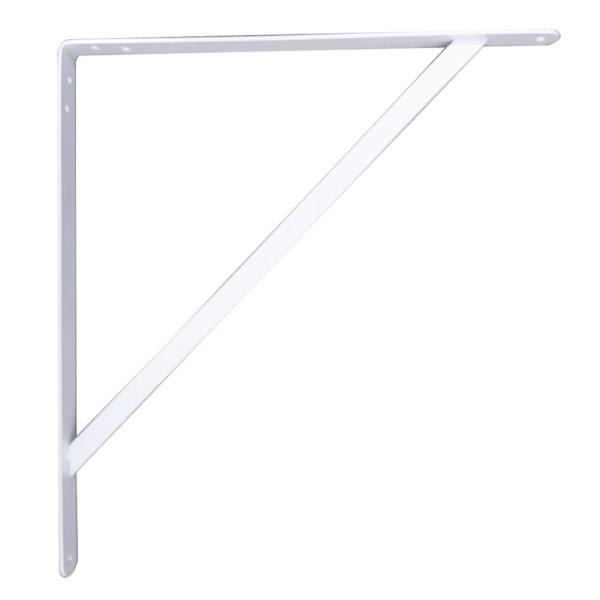Shelf Bracket 12 x 8" Heavy Duty White | HD Supply