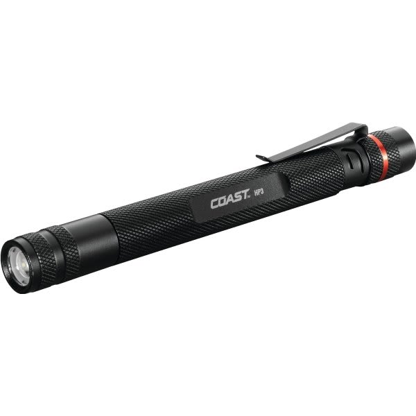 Coast® G32 Pure Beam Focusing Flashlight, 120 Lumens, 8.5 Hour Run-Time ...