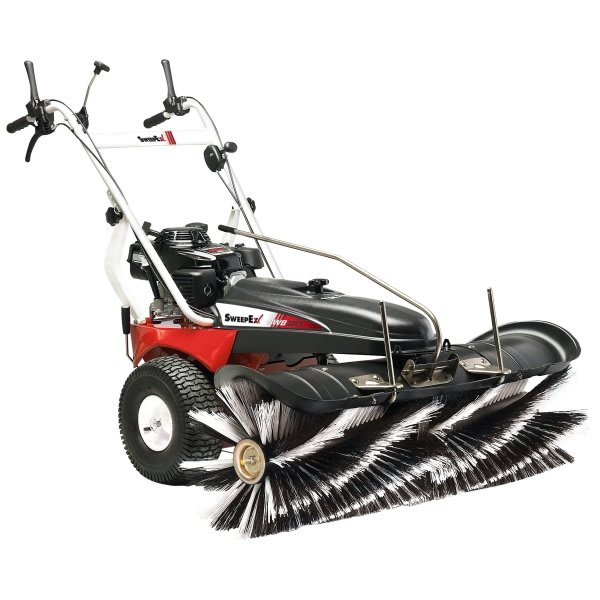 SnowEx Gas Powered Rotary Snow Broom With Plow Attachment | HD Supply