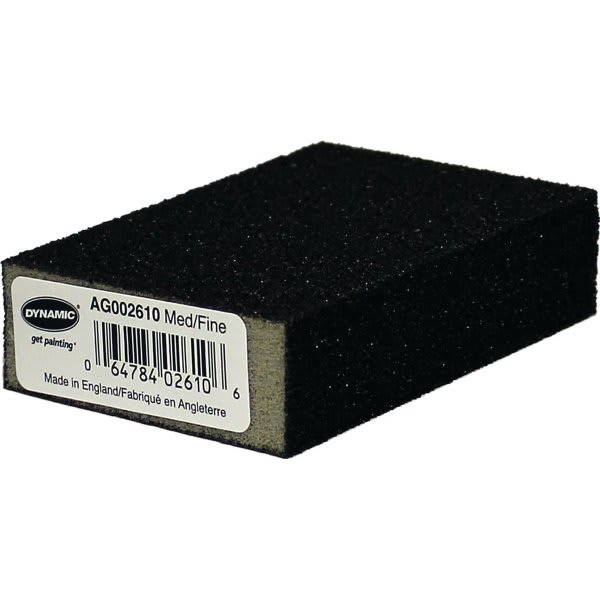 Dynamic AG002608 Medium/Medium Sanding Sponge Display Box w/ UPC ...