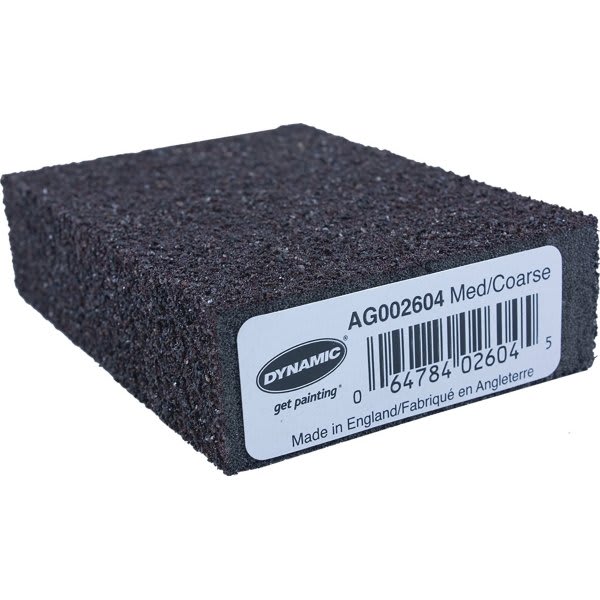 Dynamic AG002608 Medium/Medium Sanding Sponge Display Box w/ UPC ...