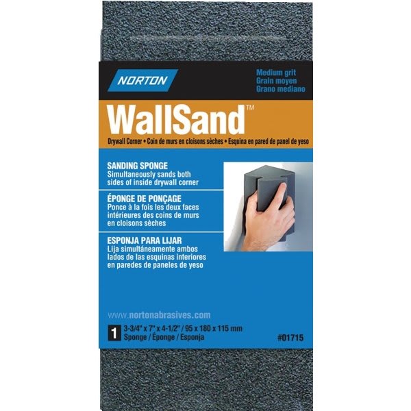Norton 3 x 4" Medium Grit Flexible Sanding Sponge 3/Pk | HD Supply