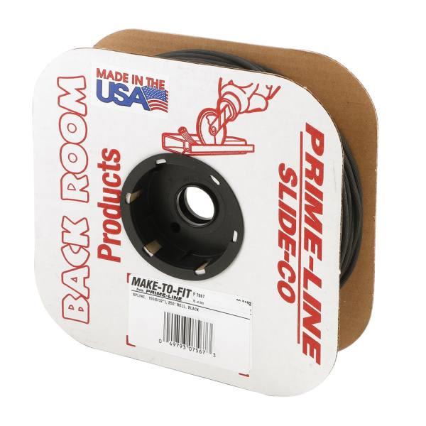 Make 2 Fit Screen Retainer Vinyl Spline, 0.170in Round, Black, 1400 Ft ...