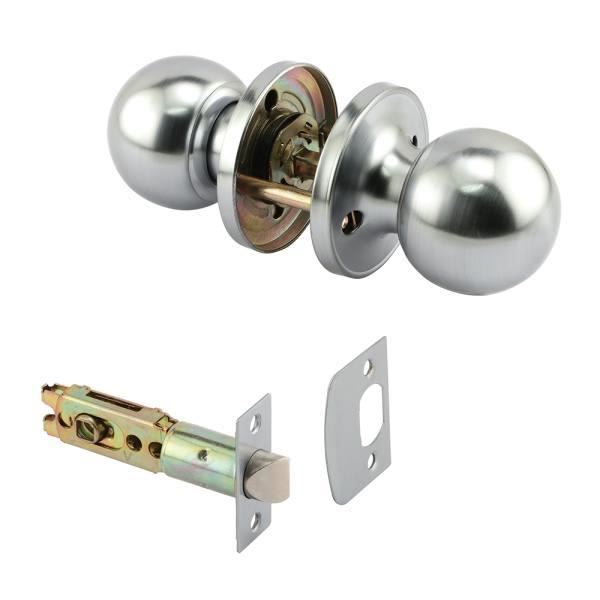 Passage Knob, Tulip, Stn Nkl 1-Set | HD Supply