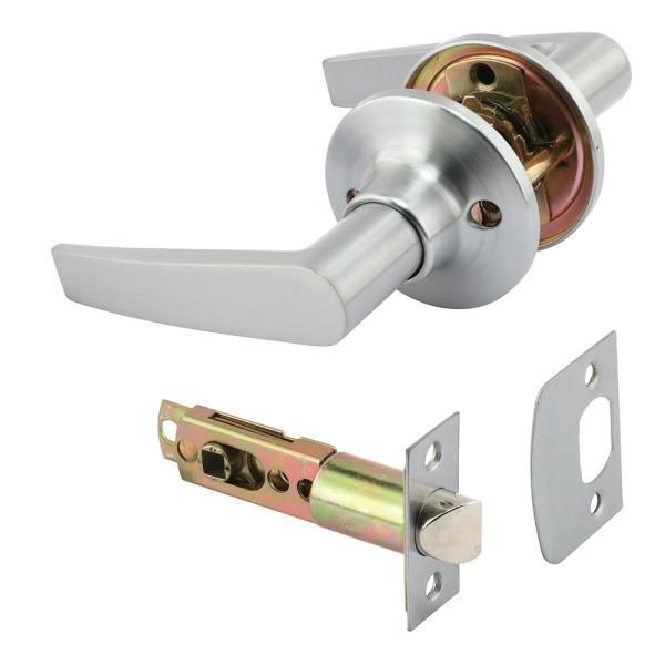 Shield Security® Passage Lever, Satin Chrome | HD Supply
