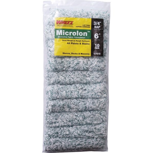 Whizz 27018 4" Microlon 3/4" Nap Mini Roller Cover, Case Of 10 | HD Supply