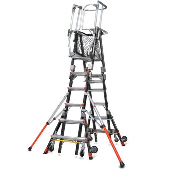 Little Giant Ladders Cage Model With All Terrain Wheels And Wheel Lift ...