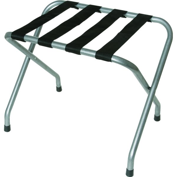 Standard Luggage Rack Powder Coat With Backrest, Black | HD Supply