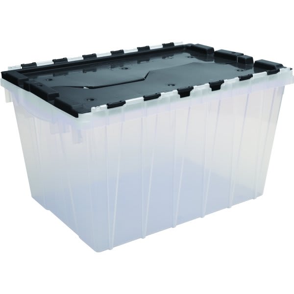 IRIS® 68 Qt Clear Buckle-Down Plastic Storage Box | HD Supply