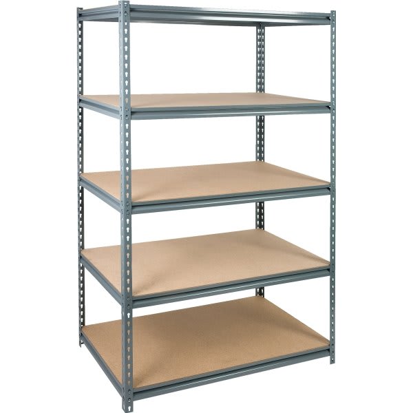 Mustang Rack™72 x 36 x 18" 5-Shelf Industrial-Grade Storage Rack | HD ...