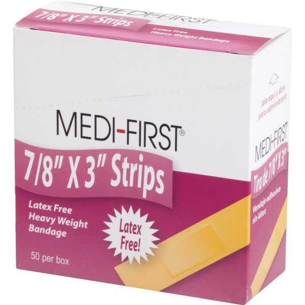 Medi-First® 1 X 3" Plastic Strip Bandage Package Of 100 | HD Supply