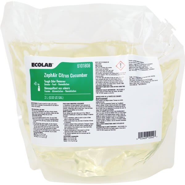 Ecolab® Zephair Tough Odor Remover Citrus Cucumber 2.5 Gallon | HD Supply