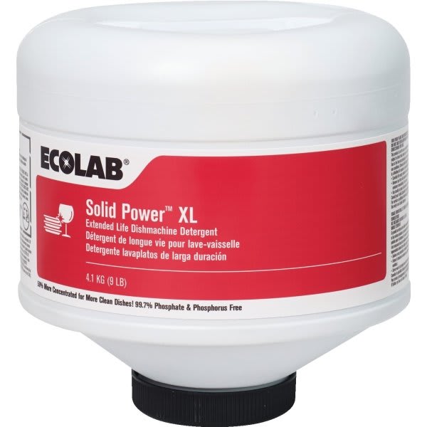 Ecolab® Solid Silver Power Dishwashing Presoak, 8LB (2-Case) | HD Supply