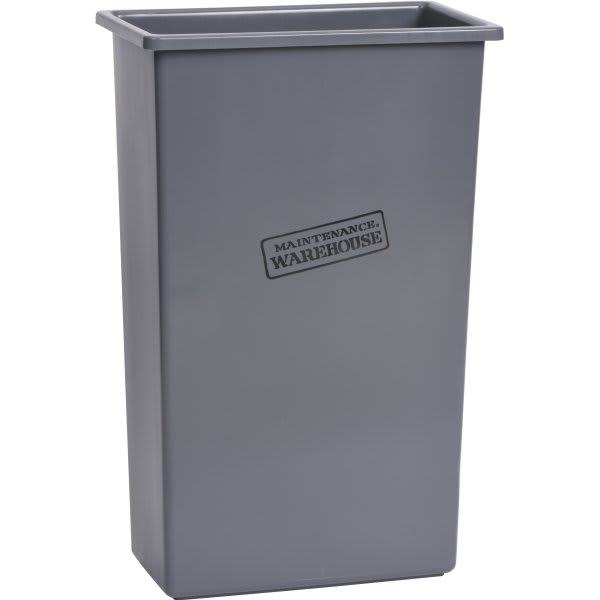 Commercial Zone Products 15 Gallon Half Moon Waste Receptacle Stainless ...