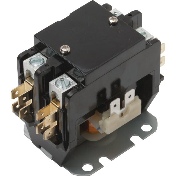 30 Amp Contactor, Single Pole, Single Throw, 24 Volt Coil | HD Supply