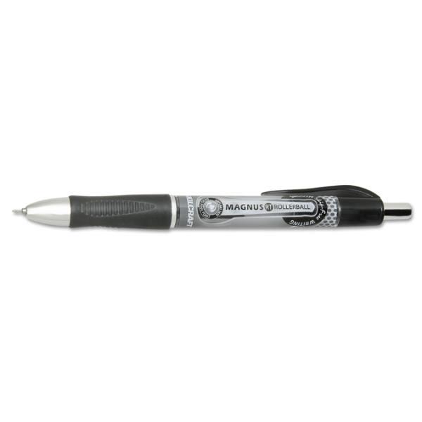 Skilcraft Liquid Magnus Stick Roller Ball Pen, 0.5mm, Black Ink ...