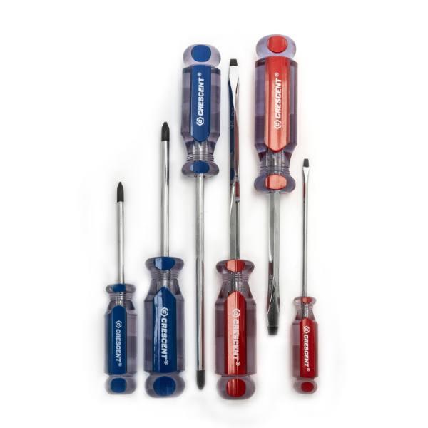 Estwing 10 Piece Phillips And Slotted Screwdriver Set Blue Yellow | HD ...