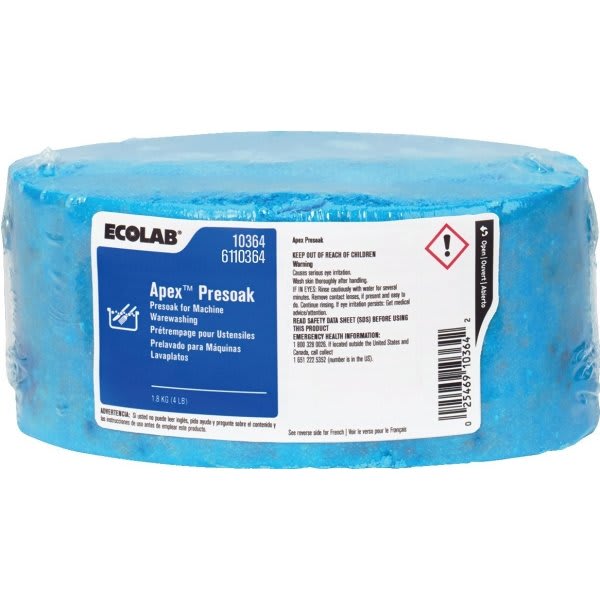 Ecolab® Solid Silver Power Dishwashing Presoak, 8LB (2-Case) | HD Supply