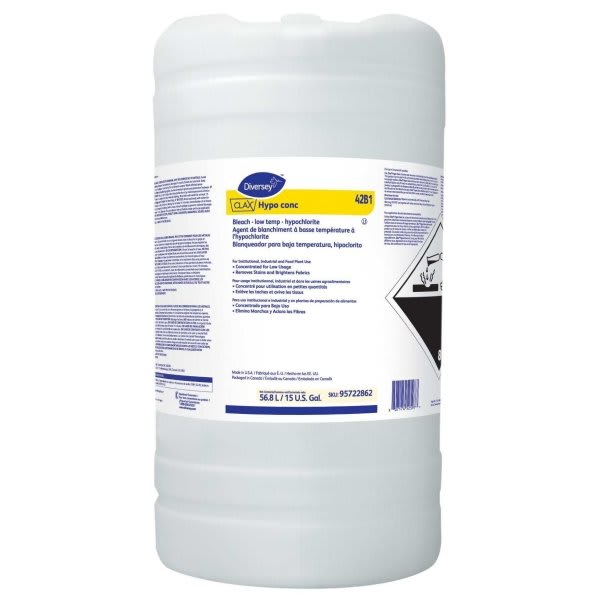 CLAX Sonril Concentrate 5 Gallon Bleach For White Clothes Fabric Stain ...