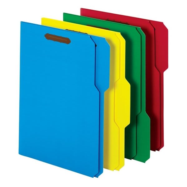 Office Depot® Assorted Colors 1/3-Cut File Folder Pack Of 24 | HD Supply