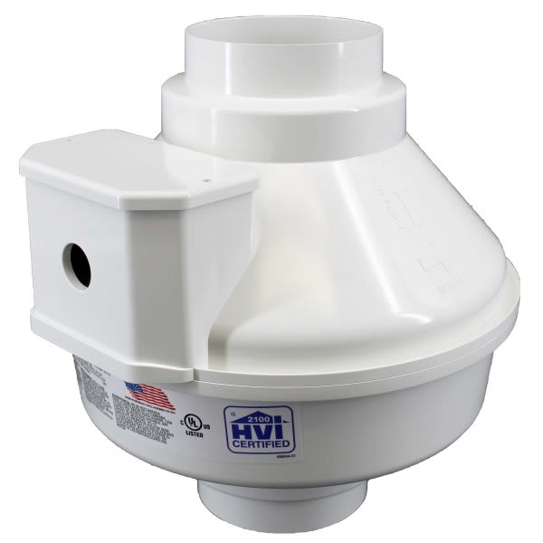 Fantech 120 Volt Thermoplastic Inline Centrifugal Duct Fan 6" | HD Supply