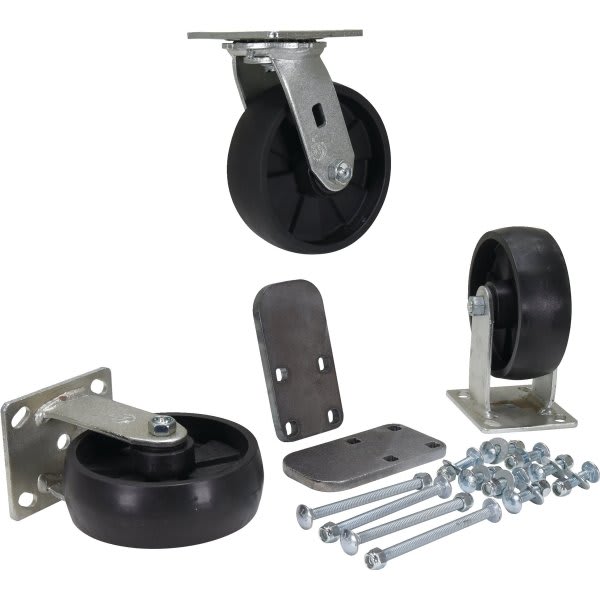 Vestil Poly-On-Steel Caster Kit 6" x 2" | HD Supply