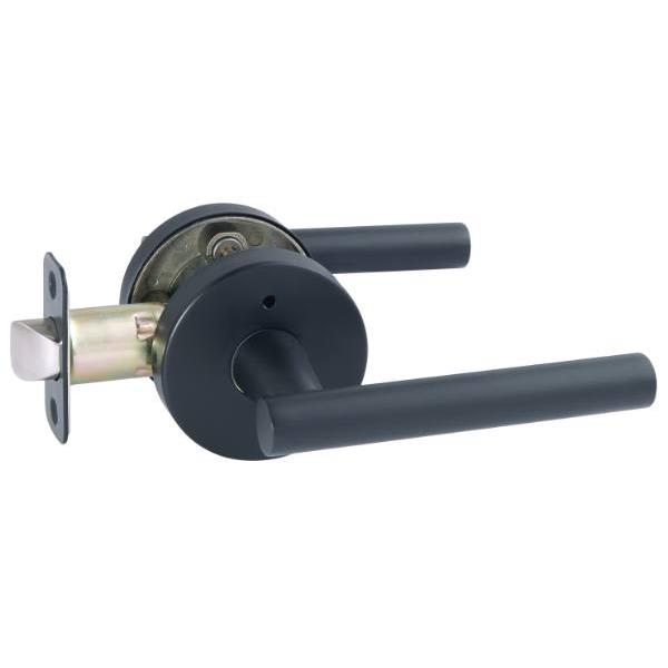 Design House™ Springdale Matte Black Privacy Bed/Bath Door Lever | HD ...