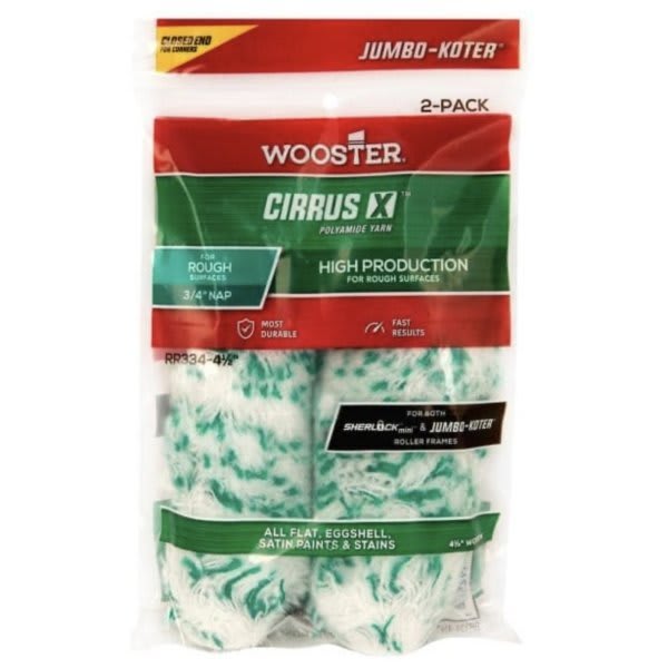 Wooster Pro 18" x 1/2" American Contractor High-Density Knit Fabric ...