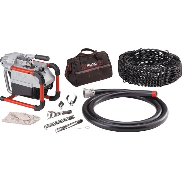 Ridgid Autofeed Drain Cleaning Machine C 1 5/16" Cable And 5 Piece Tool ...