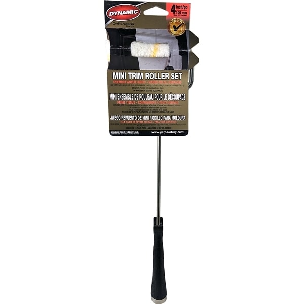 Dynamic 05717 4" X 1/4" 100mm X 6mm Microfibre Mini Roller Kit | HD Supply