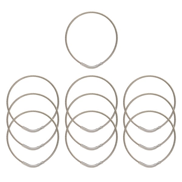 Key Systems Tamper Proof Rings Color Coding Tags, Assorted, Package Of ...