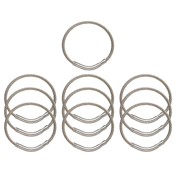 Key Systems Tamper Proof Rings Color Coding Tags, Assorted, Package Of ...