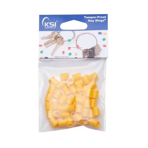 Key Systems Tamper Proof Rings Color Coding Tags, Assorted, Package Of ...