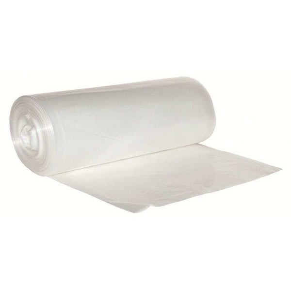 Big City 96 G Heavy-Duty 52x75" 2 Mil Clear Trash Bags 5 Rolls Of 10 ...