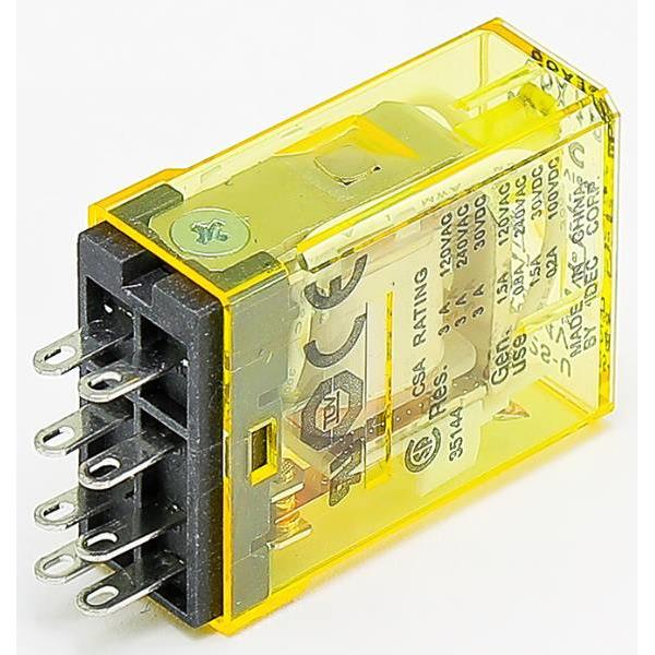 Idec Relays Electrical, Relay, Dpdt, 24vac, 10amp Relay With Blade ...