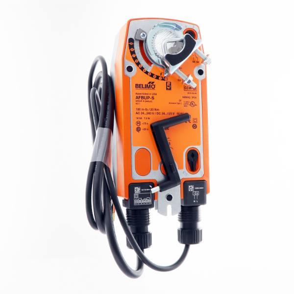 Belimo Motor,actuator, Spring Return, 180 In-lb, 2-10vdc, 24vac, 24vdc ...