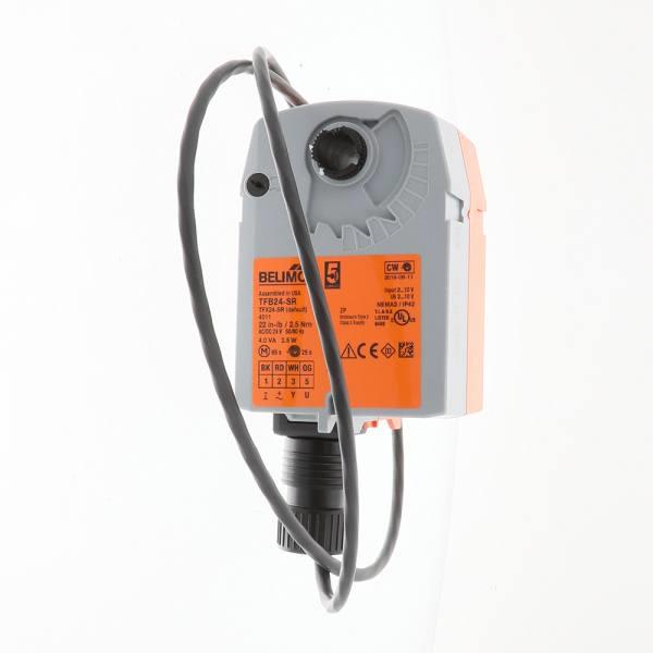 Belimo Motor Actuator Rotary 45 In-Lb On/off/float 24vac 24vdc Screw ...