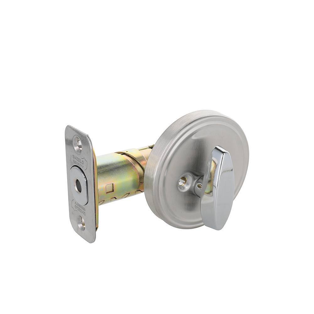 Shield Security Single Cylinder Deadbolt Lock (Satin Chrome) | HD Supply