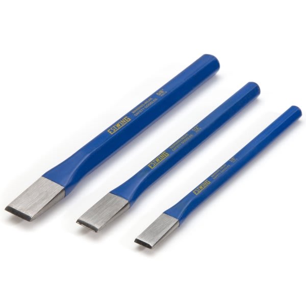 Estwing 12-Piece Cold Chisel Pin Center And Starter Punch Set Blue | HD ...