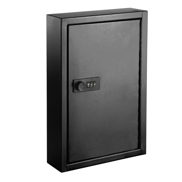 Adir Office 60-Key Steel HD Digital Lock Key Cabinet Black W/100 Key ...