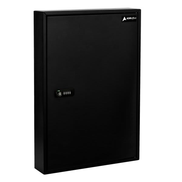 Adir Office 60-Key Steel HD Digital Lock Key Cabinet Black W/100 Key ...