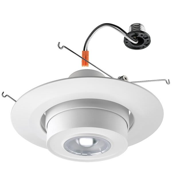 6 In Integrated Led Flush Mount Downlight White | HD Supply
