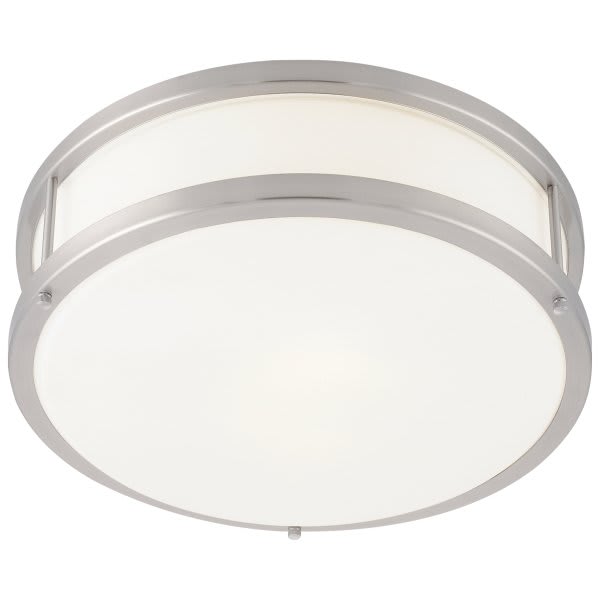 Access Lighting Ulko Outdoor LED Flush Mount 20076LEDD-SILV/ACR Silver | HD Supply