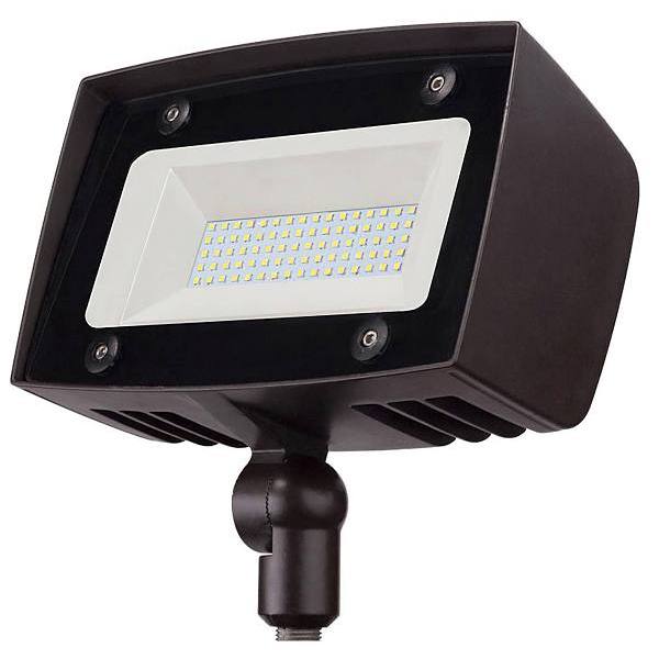 Eran 75w Led Outdoor Gray Dusk To Dawn Area Light Flood Light 9000 ...