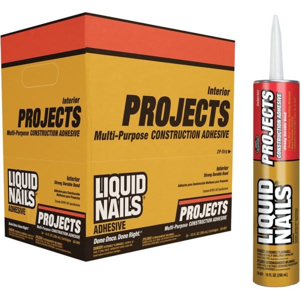 Liquid Nails 4 Oz Small Projects Construction Adhesive, Case Of 6 | HD ...