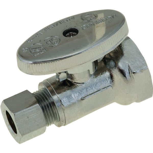 Maintenance Warehouse® Multi-Turn Dual Angle Stop Valve 1/2" Fip X 3 ...