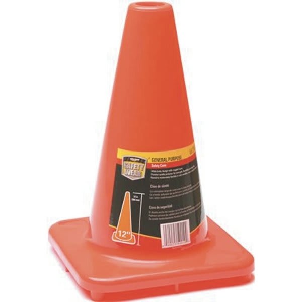 Fluorescent Orange Reflective Safety Traffic Cone | HD Supply