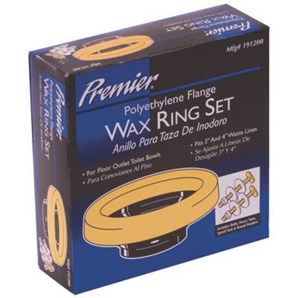 Premier Wax Ring Double Kit With Polyethylene Flange | HD Supply
